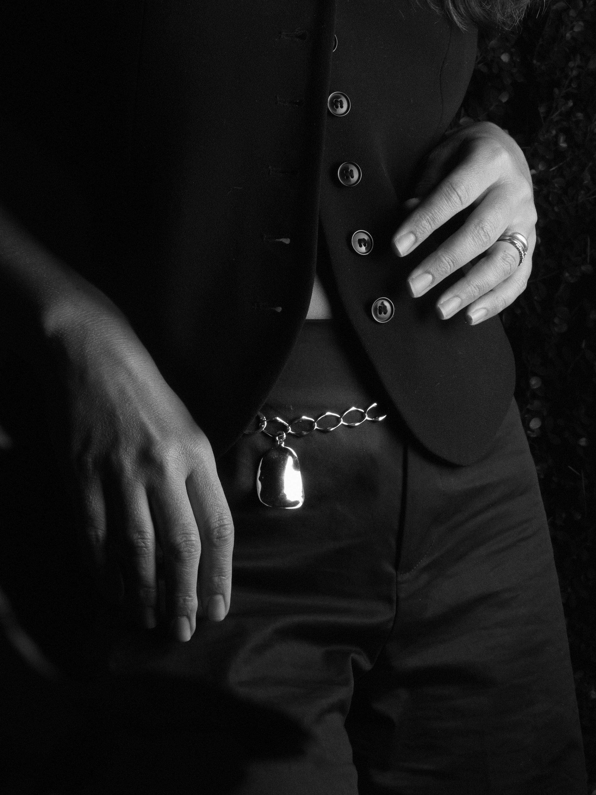 Silver Chain Necklace | Designer Chain Necklace – MOUNSER