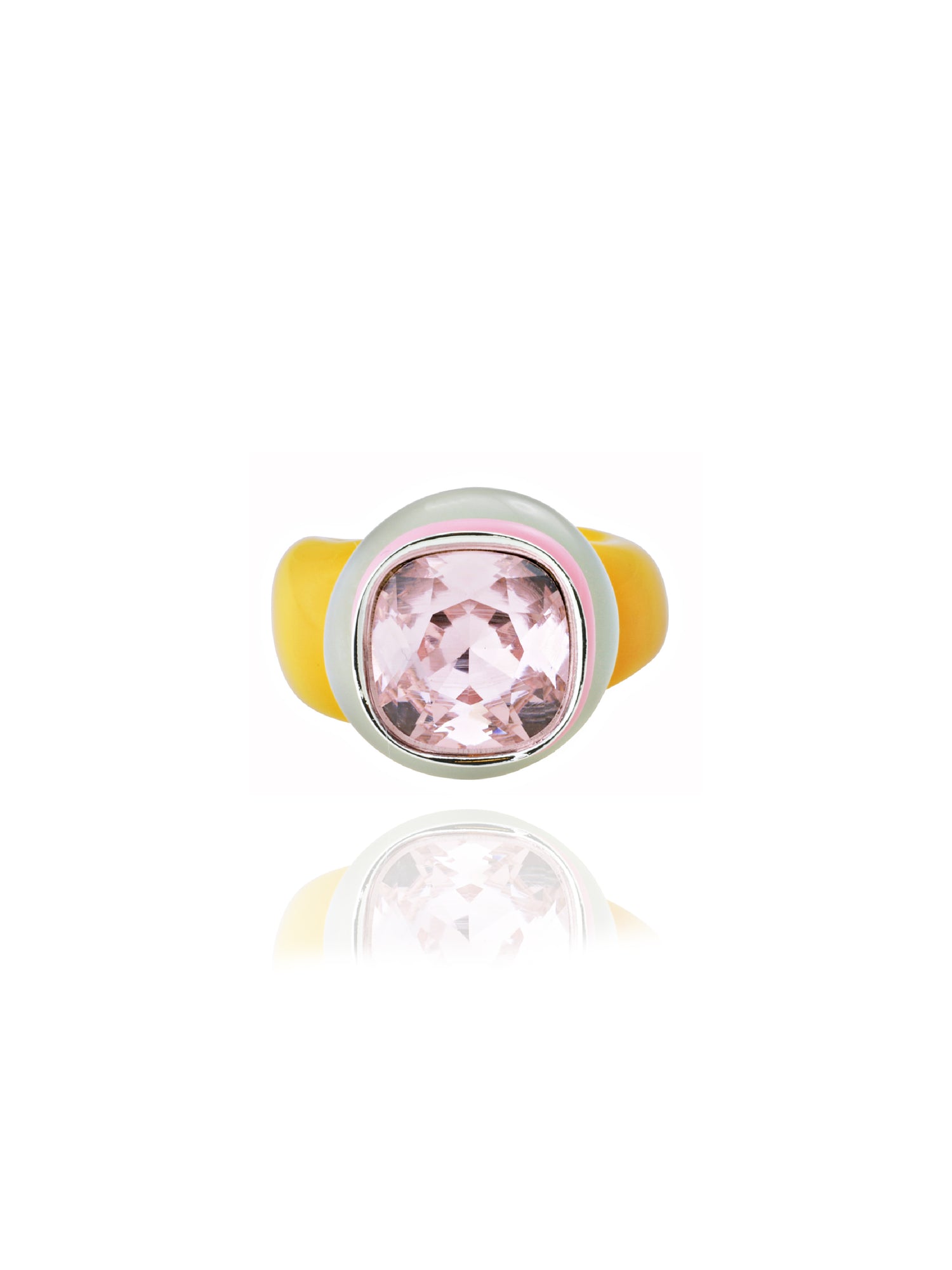 MOUNSER Rings | Daydream Ring in Santorini - Pink Cocktail Ring