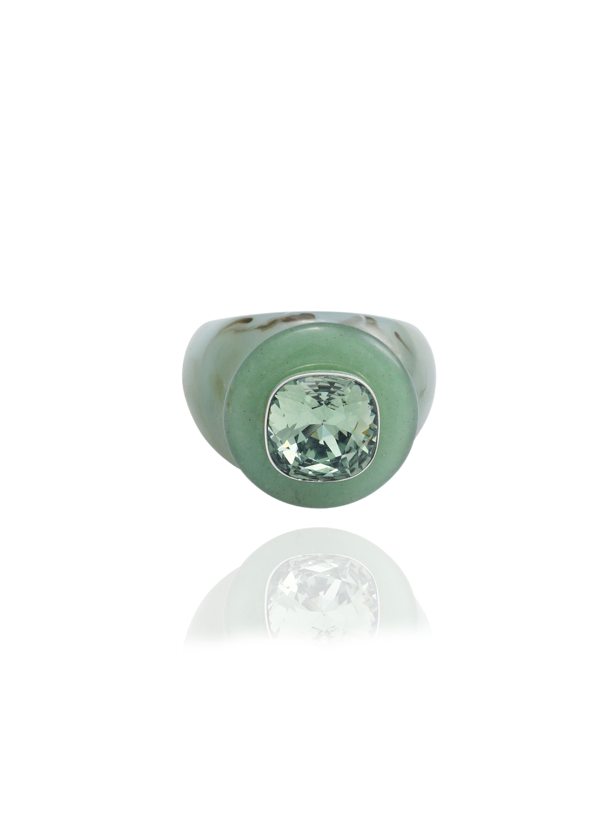 Bliss Ring in Peppermint | Green Candy-Colored Ring – MOUNSER