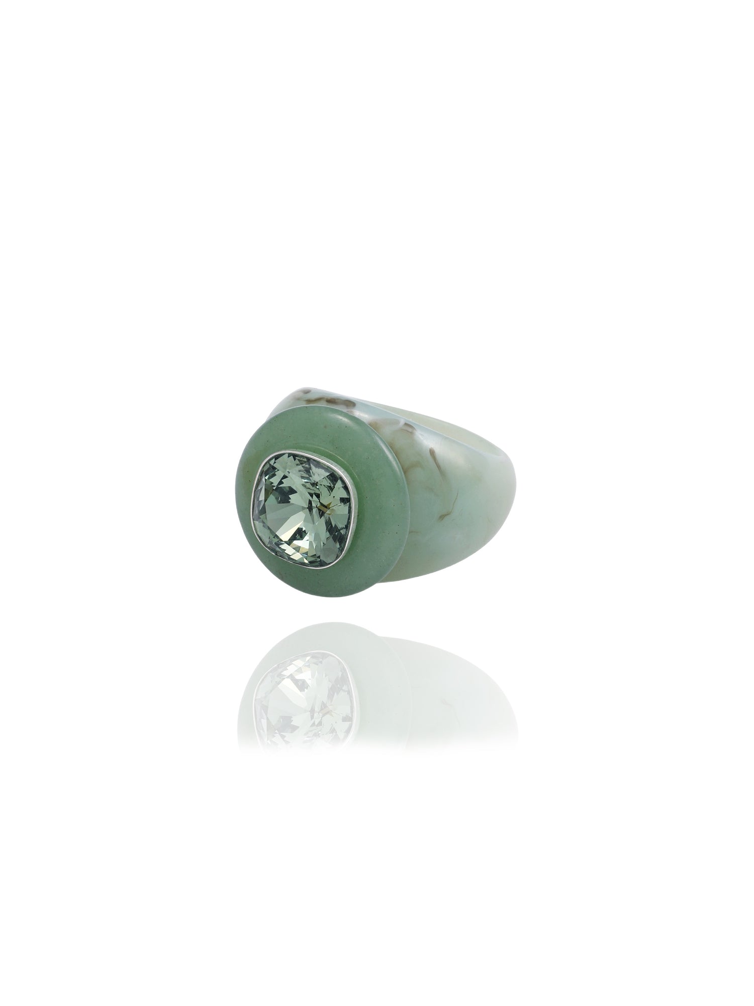 Bliss Ring in Peppermint | Green Candy-Colored Ring – MOUNSER