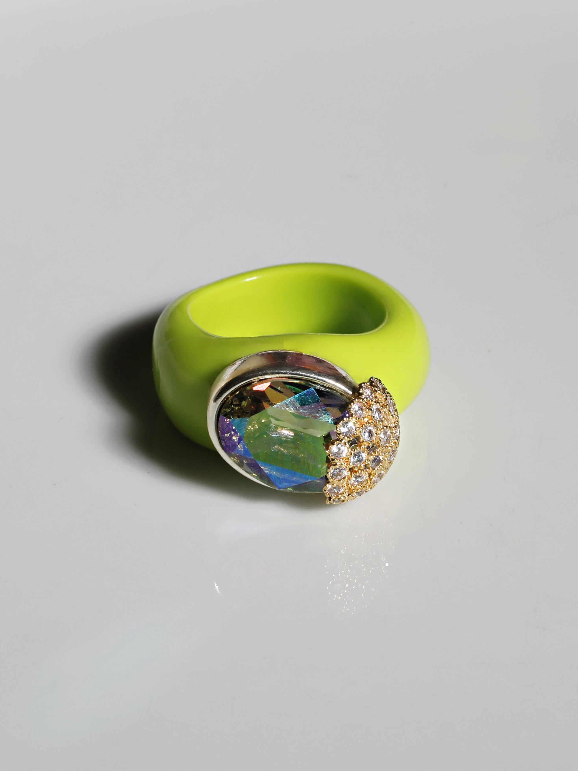 Unique Cocktail Rings | Colorful Acrylic Rings – MOUNSER