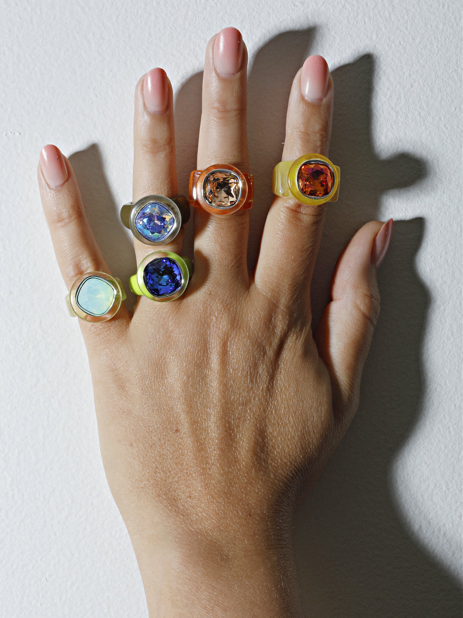 Unique Cocktail Rings | Colorful Acrylic Rings – Page 2 – MOUNSER