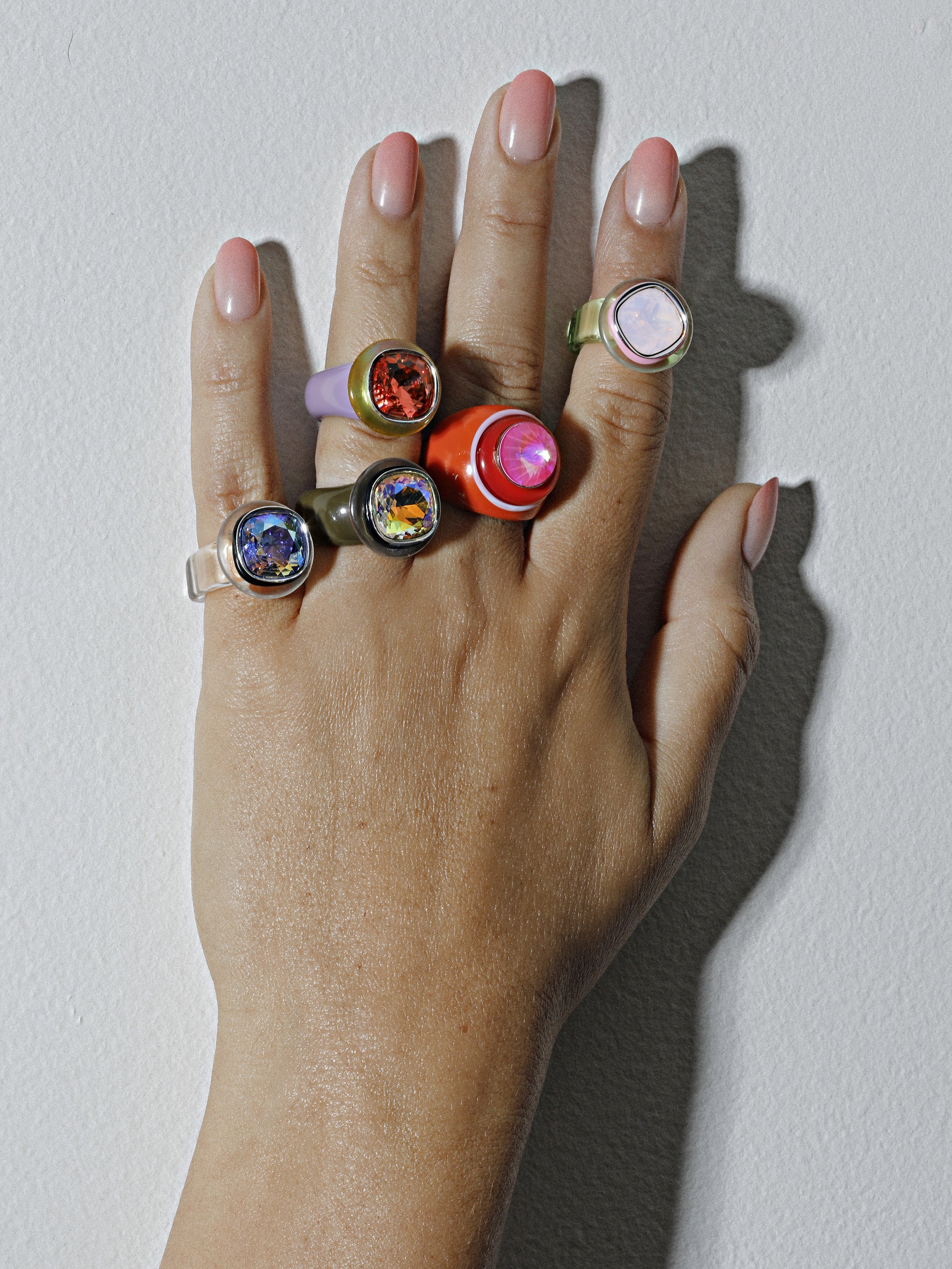 Unique Cocktail Rings | Colorful Acrylic Rings – Page 2 – MOUNSER