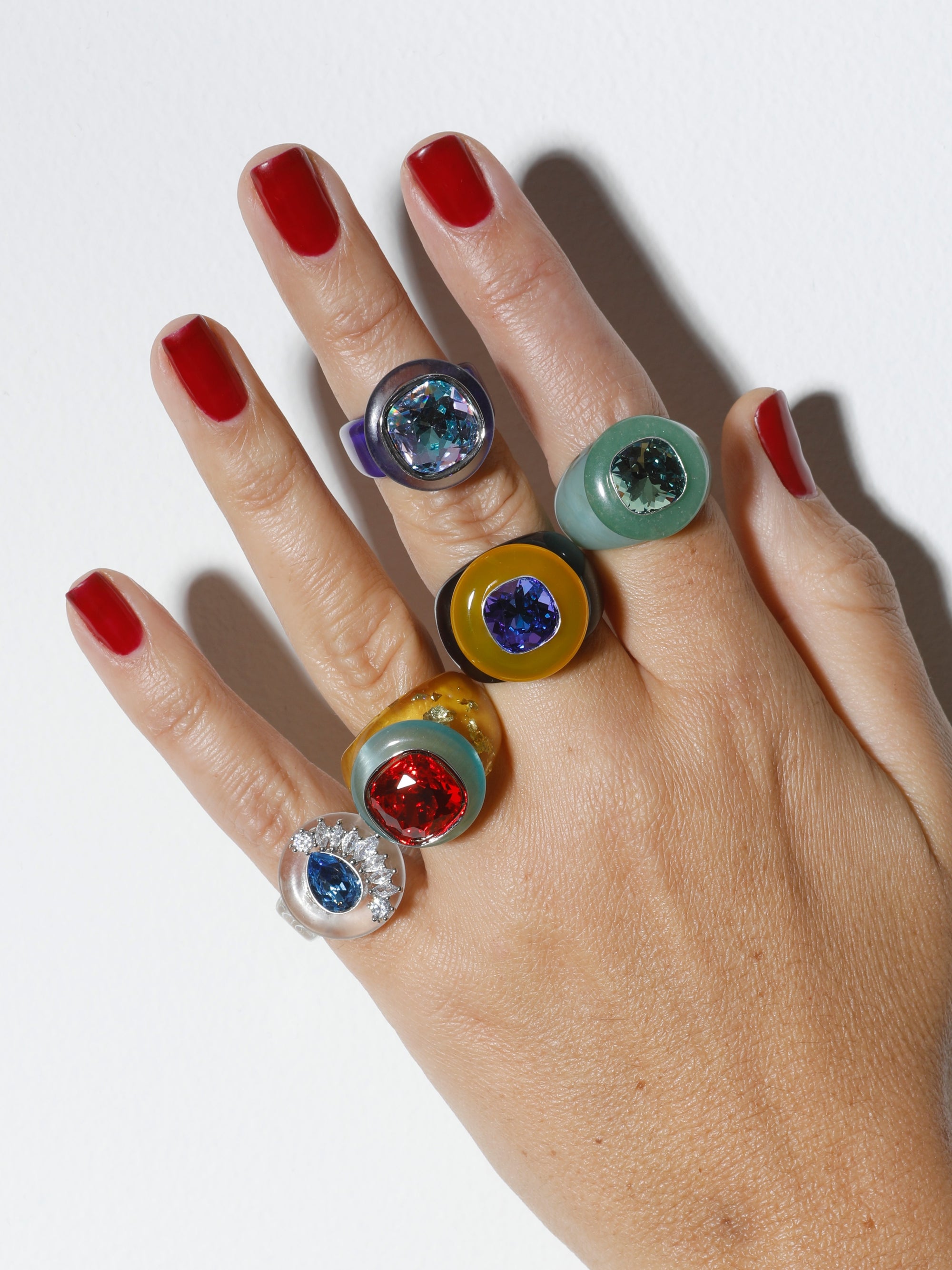 Bliss Ring in Peppermint | Green Candy-Colored Ring – MOUNSER